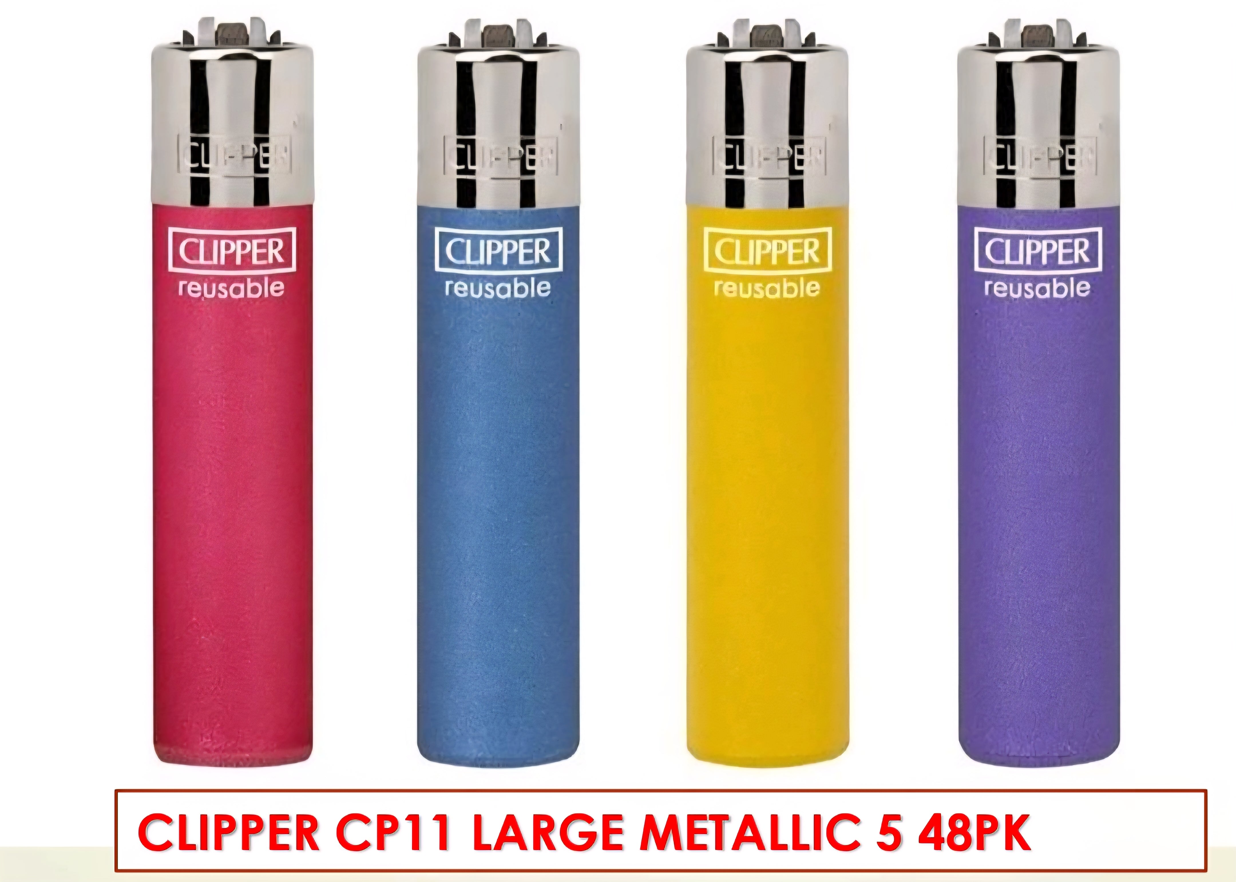 CLIPPER CP11 LARGE (48 PK) CP11 METALLIC-5 – Metro Wholesalers