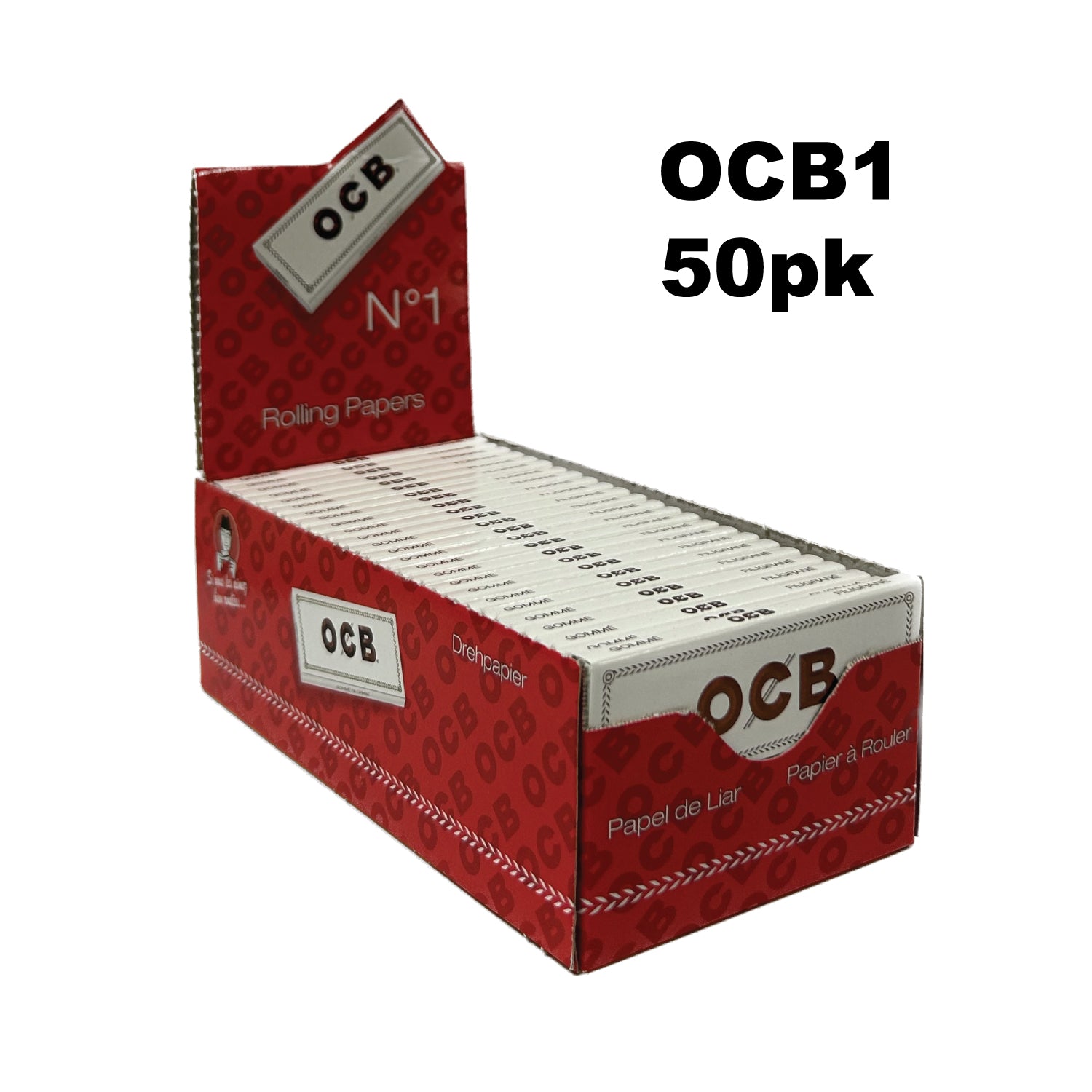 OCB Paper Red (50 Booklet) – Metro Wholesalers
