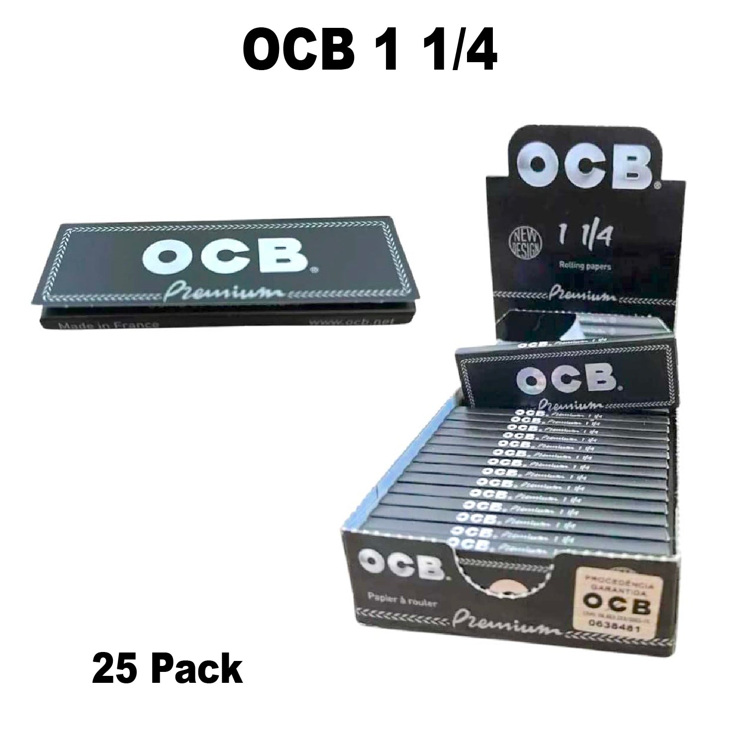 OCB Paper 1 1/4 Paper Only (25 Booklet) – Metro Wholesalers